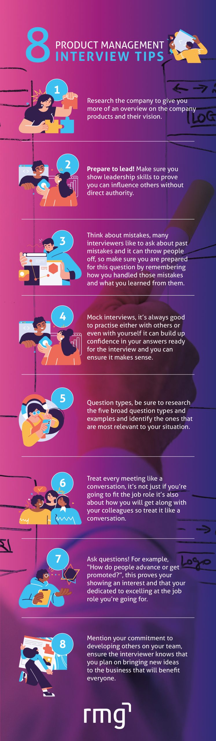 8 Product management interview tips – RMG Digital